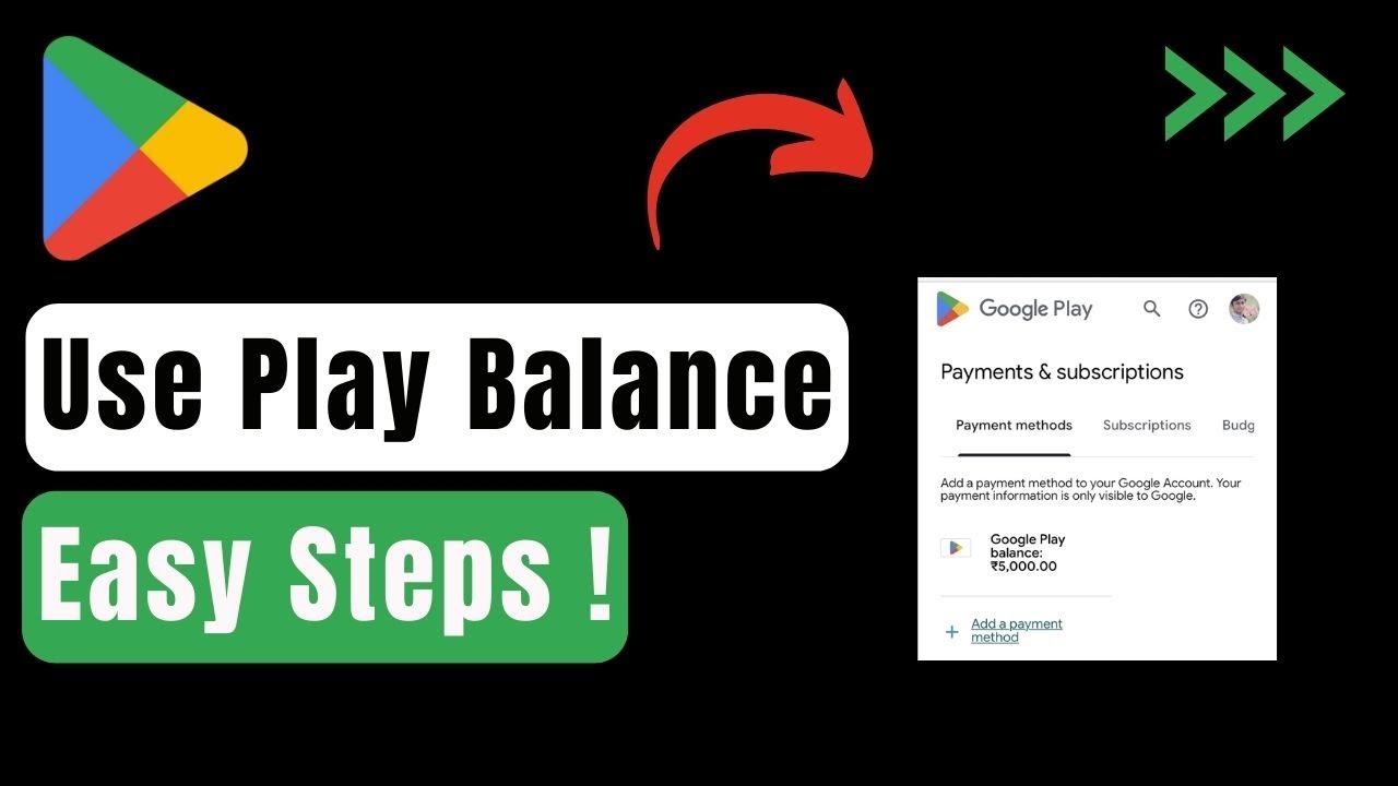 How To Use Google Play Balance ! - YouTube