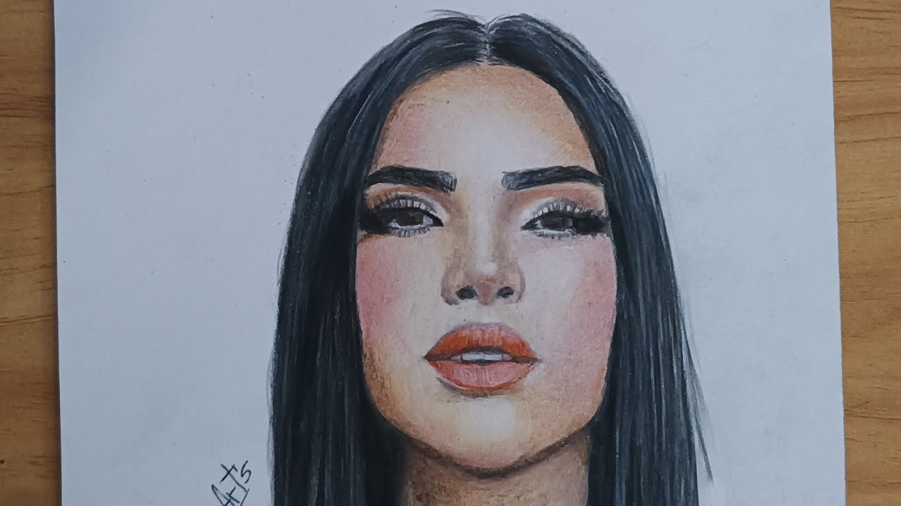 Cómo dibuje a Kimberly Loaiza #kimloaiza #arte - YouTube