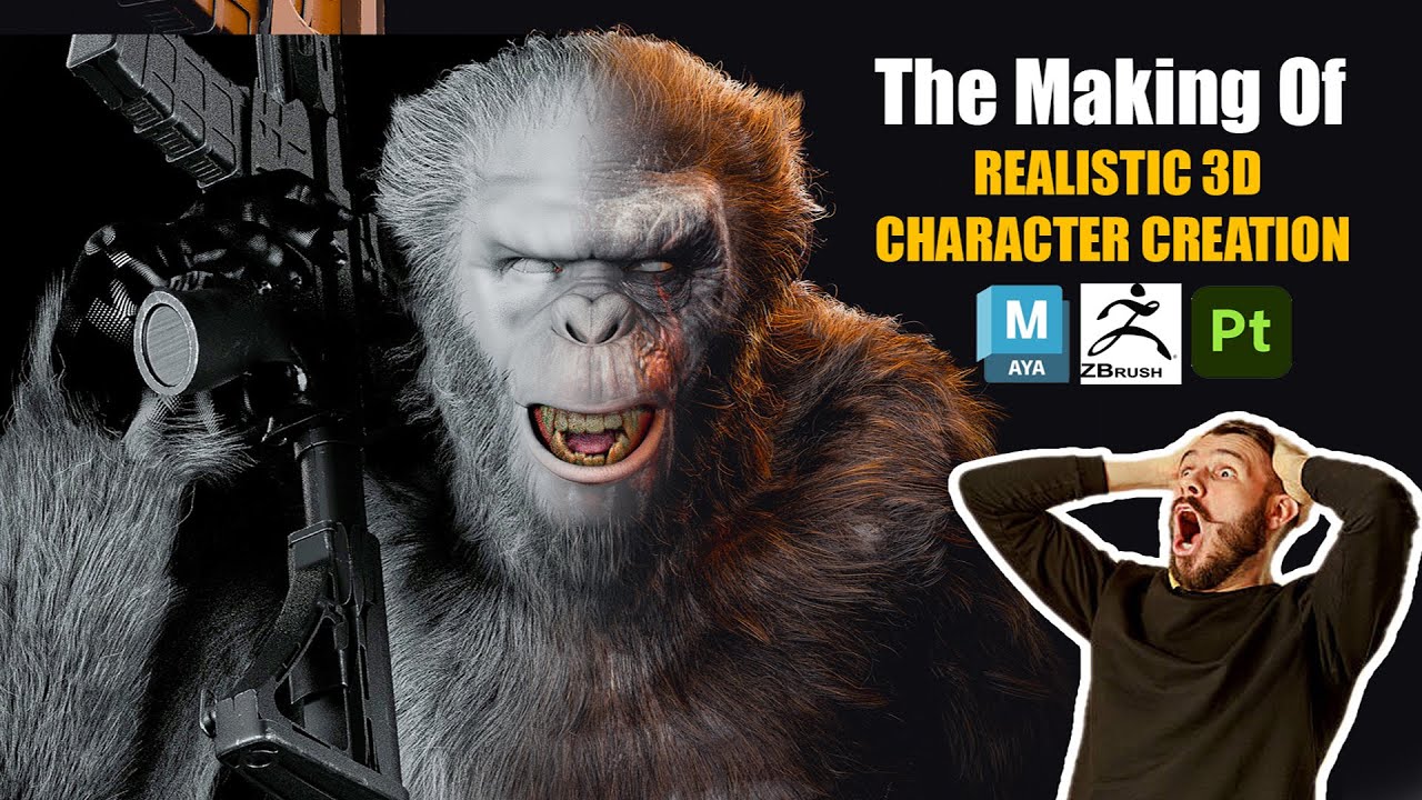 How to Model Realistic 3D Characters 2025 _ MY WORKFLOW _ #CG_GUM ...