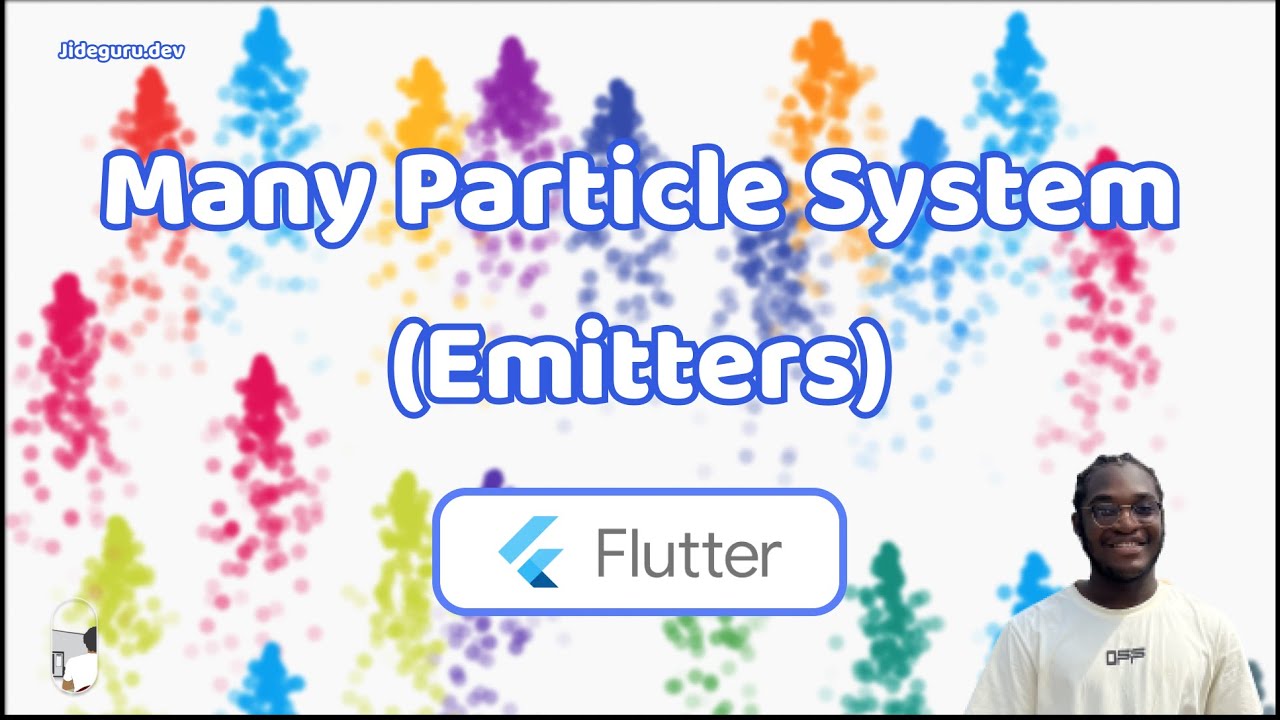 Many Particle System (Emitters) using Flutter | Flutter Tutorial - YouTube