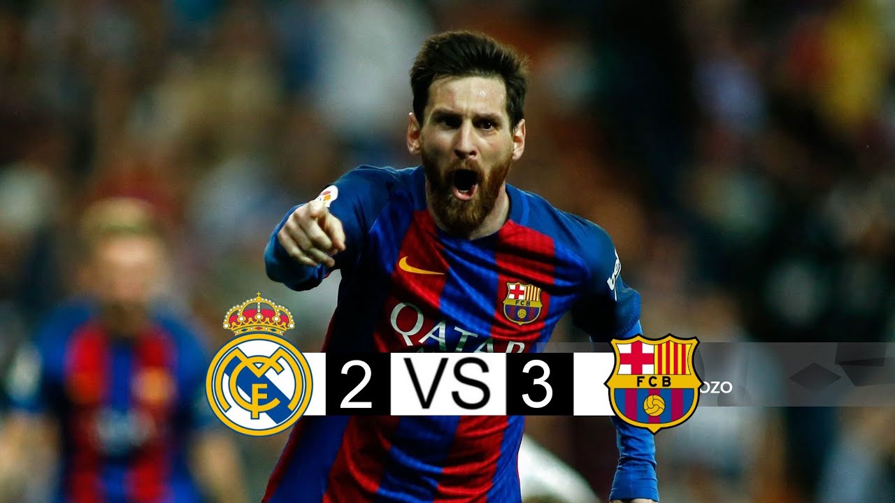 Real Madrid vs Barcelona | 2-3 | extended highlights and Goals | el ...