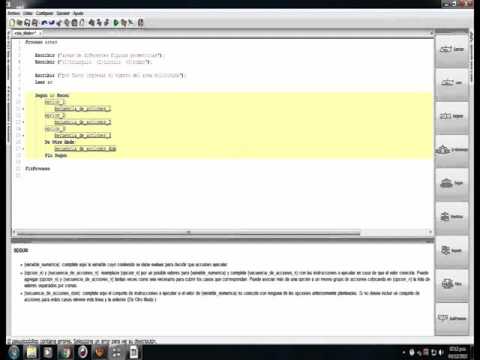 pseint: descargar instalar y primeros pasos - YouTube
