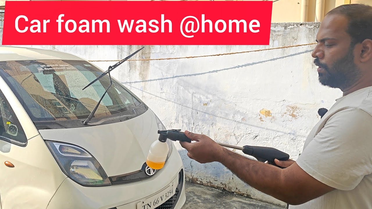 நான் எப்படி வீட்டிலேயே car wash செய்தேன் SelVlog - YouTube