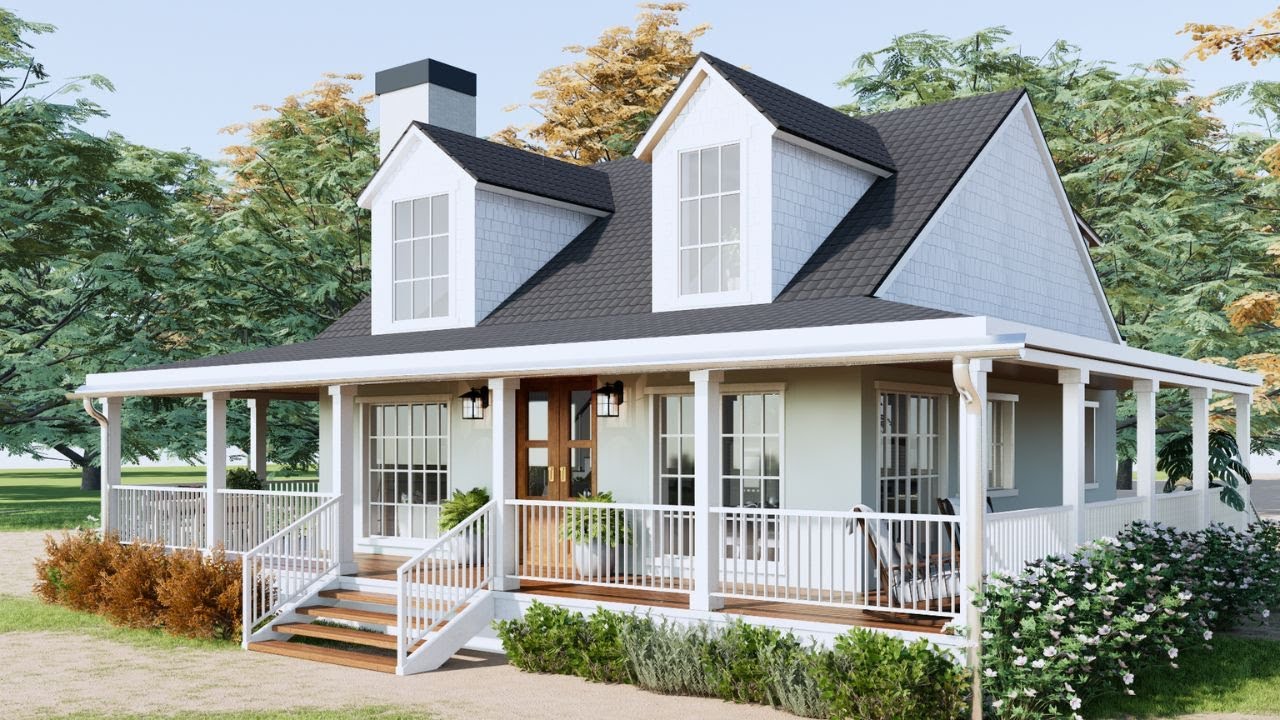 PERFECT Cottage House | The Beauty of a Sunlit Cottage Home - YouTube