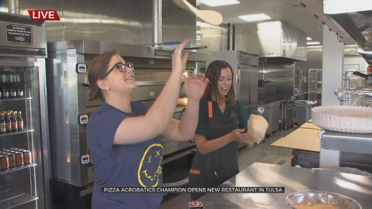 Watch: News On 6's Meredith McCown Tries Her Hand At Pizza Acrobatics ...