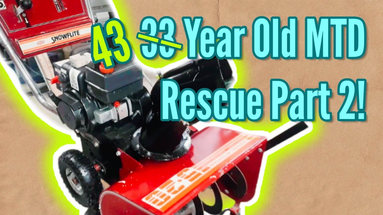 43-Year-Old Snowblower: SnowFlite Save Part 2! - YouTube