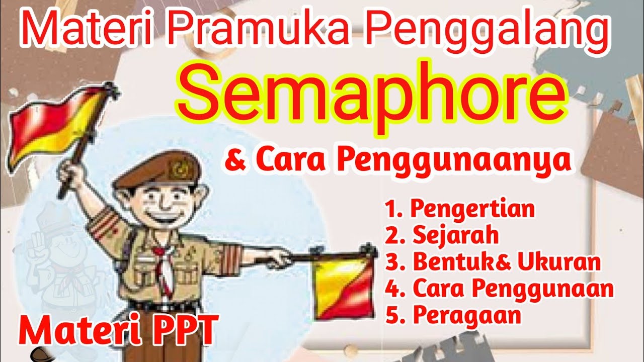 Materi Pramuka Penggalang // Semaphore dan Cara Penggunaanya - YouTube