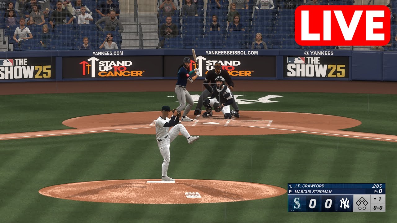 MLB LIVE🔴 Mariners vs. Yankees - 9th July 2025 | MLB Full Game - MLB ...