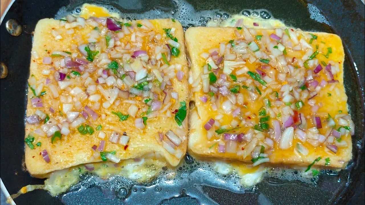 Quick & Easy Snacks Recipe | Bread With Egg Snacks Easy Recipe ...