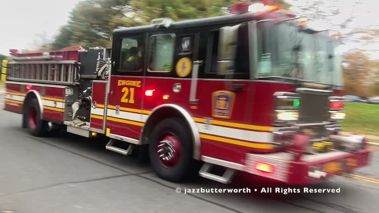 Thompsonville Fire District Engine 21 Responding With Powercall On Wail ...