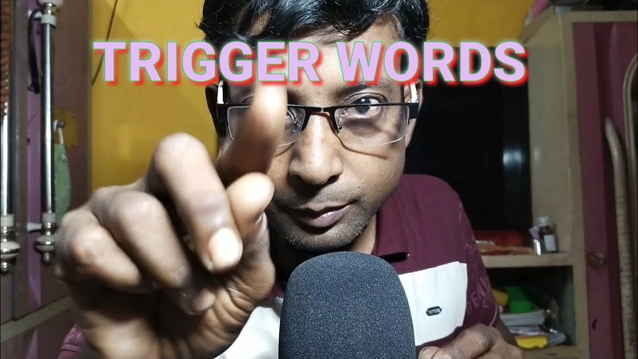 ASMR Trigger Words For The Best Relaxation - YouTube