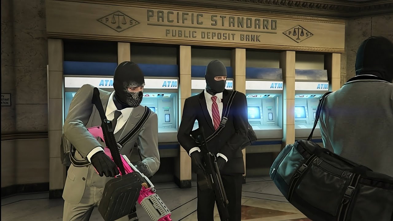 GTA V Heist Gameplay | Pacific Standard Job: Thrilling Robbery Action ...