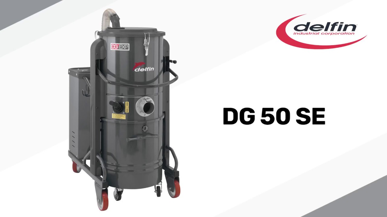 Industrial Vacuum Cleaner | DG 50 SE | Delfin Industrial - YouTube