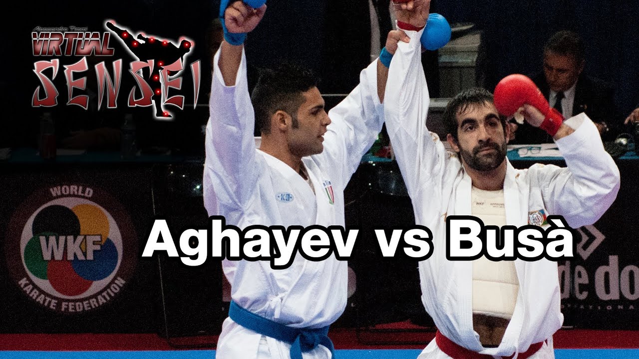 Aghayev vs Busà - Final male kumite -75 kg - 21st WKF World Karate ...