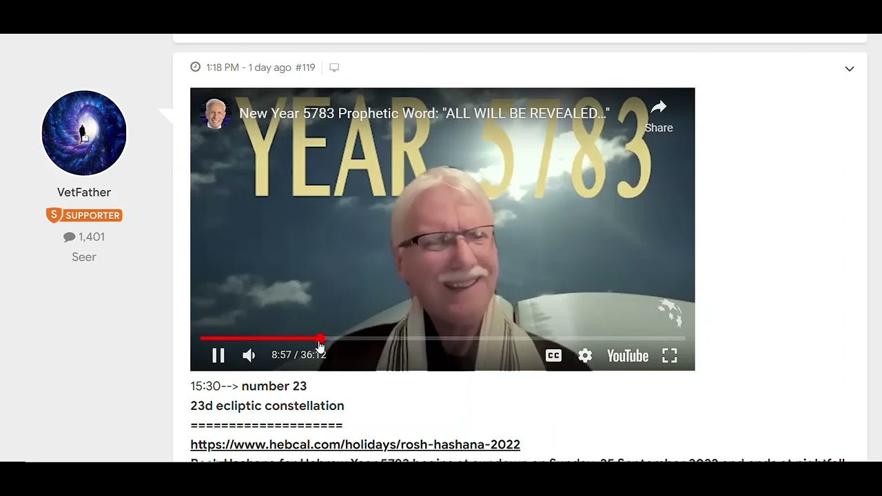 New Year 5783 : "ALL WILL BE REVEALED…!!!" - YouTube