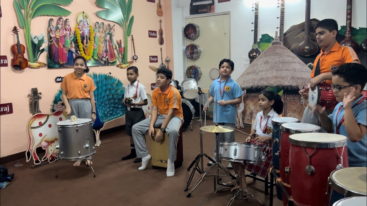 Instruments performance on song Brazil by kids - YouTube