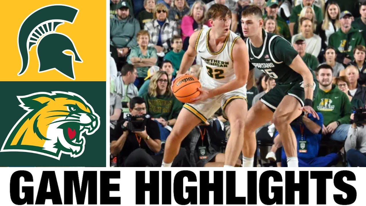 Michigan State vs Northern Michigan Highlights | NCAA Men's Basketball ...