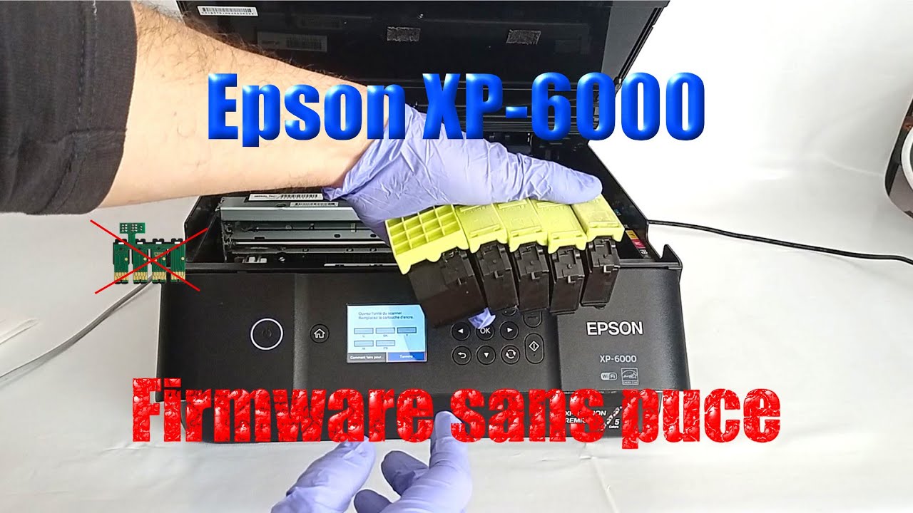 Comment faire votre imprimante Epson XP-6000 imprime avec cartouches ...