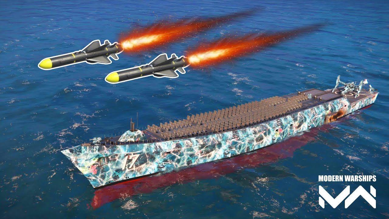 This BATTLECRUISER have Flare resistant missile : Modern Warships - YouTube