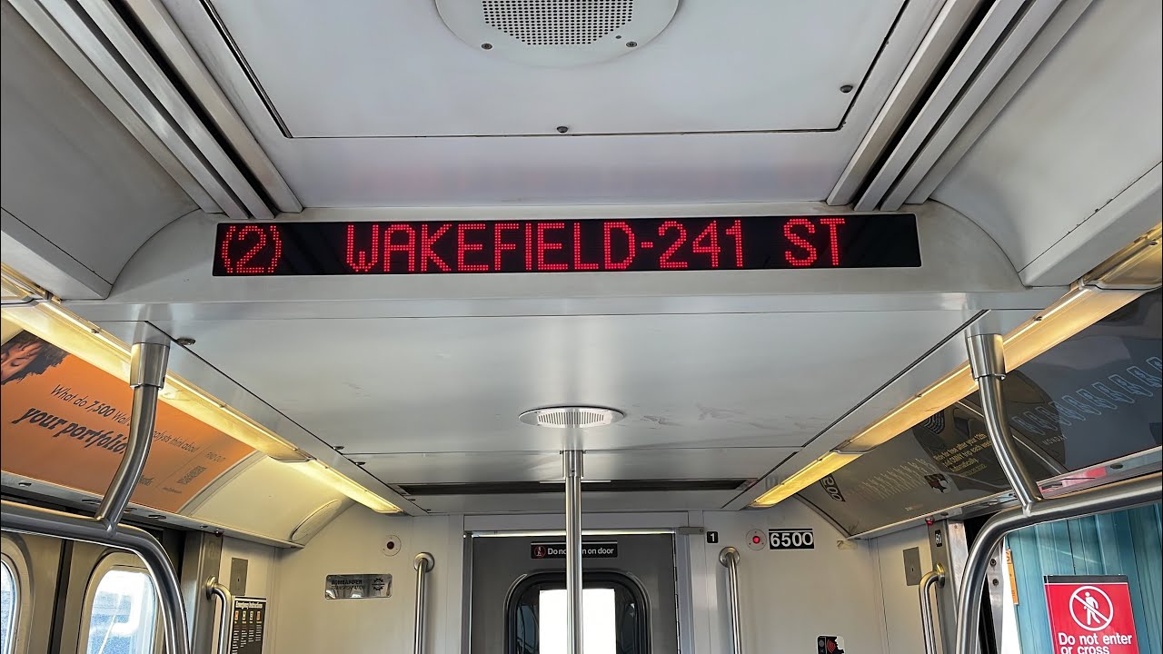R142 (2) Train Ride from New Lots Avenue to Wakefield-241st Street (PM ...