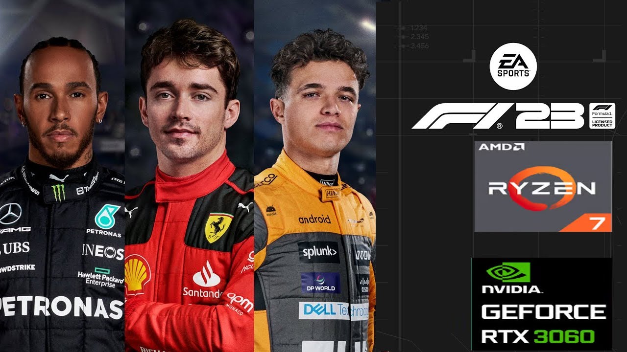 F1 23 Gameplay Max Settings Ryzen 7 5700X + RTX 3060 12gb - YouTube