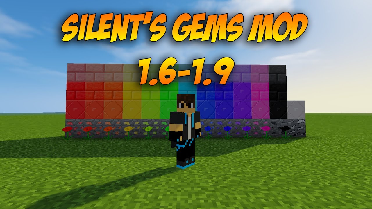 MINECRAFT MOD SHOWCASE // SILENT'S GEMS MOD | MINECRAFT 1.6 THROUGH 1.9 ...