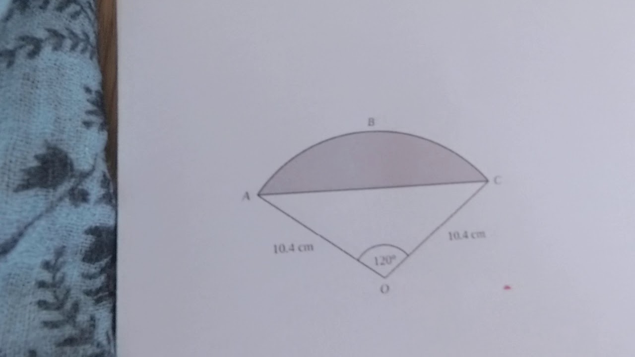How to find the area of a Segment - YouTube