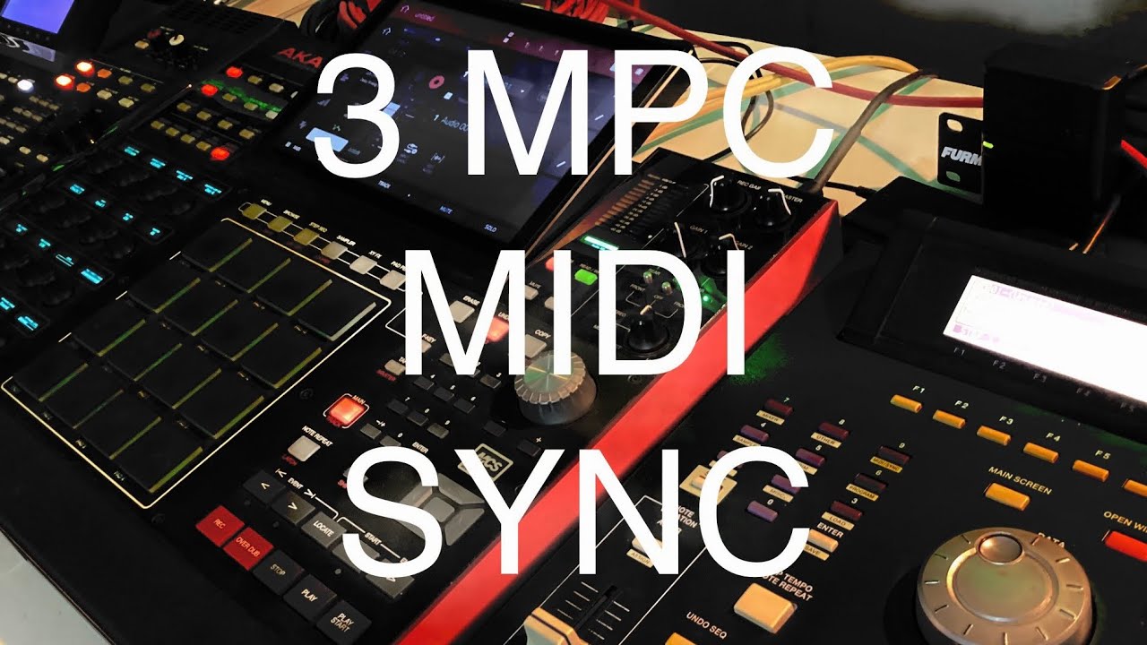 3 MPC HOOK UP - Playing 3 stand-alone MPCs - 5 pin MIDI synced - YouTube