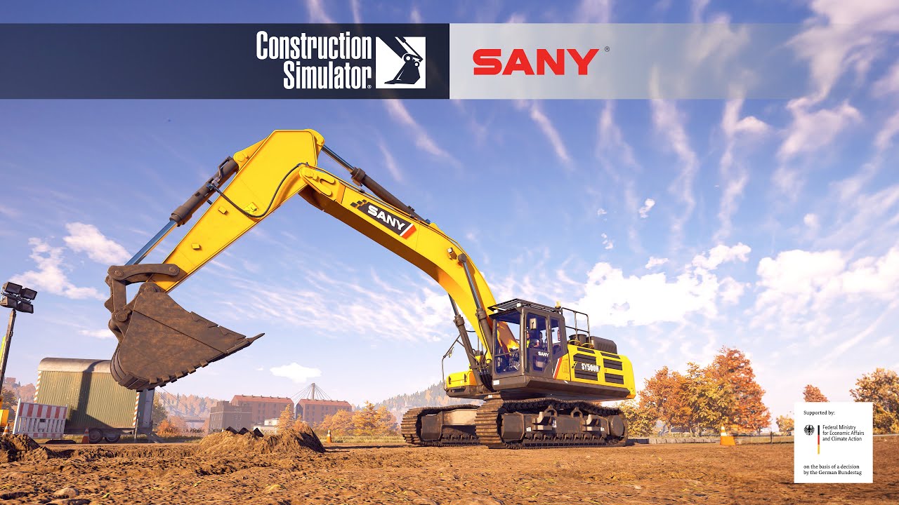 SANY PACK FIRST LOOK | ОБЗОР DLC SANY Construction Simulator 22 - YouTube