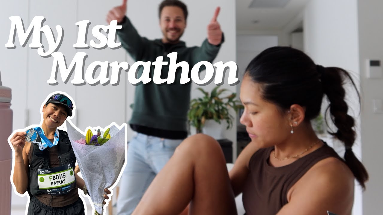 My first Marathon ever! (Eng Sub) วิ่งจนล้านแตก! - YouTube