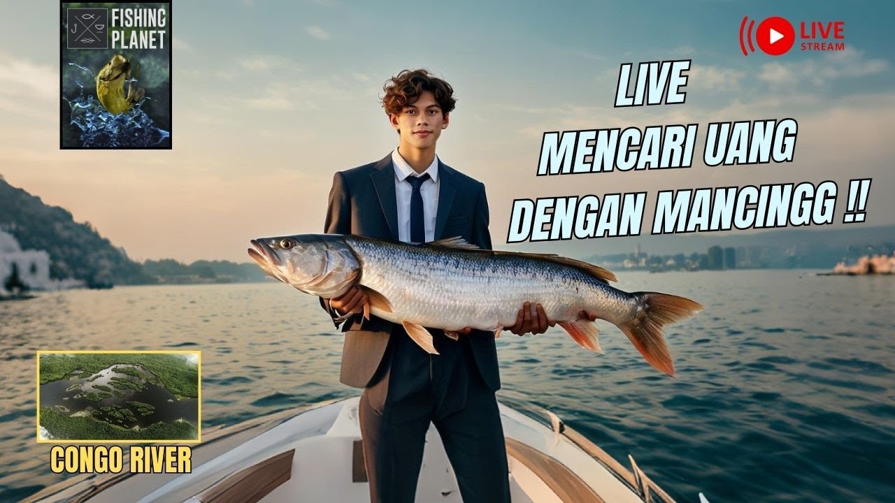 LIVE] #37 - MENGHABISKAN SEMUA IKAN DI CONGO SAMPAI NGANTUK | FISHING ...