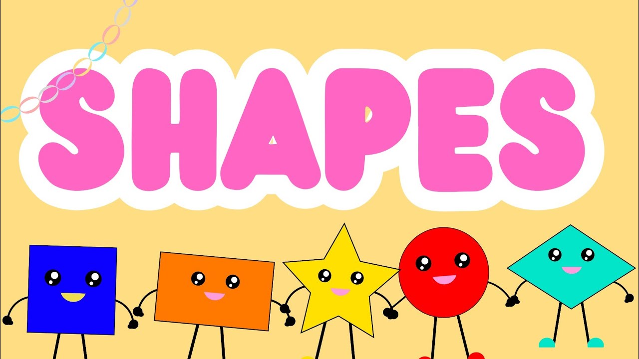 Fun learning video for kids |Shapes for kids, Squares, Stars, Ovals ...