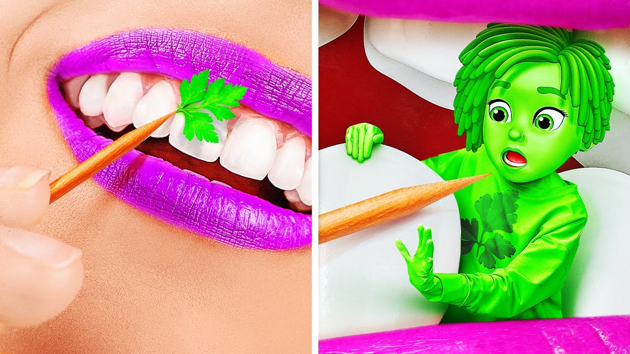 IF FOOD WERE PEOPLE || Funny Food Hacks And Pranks At School Party ...