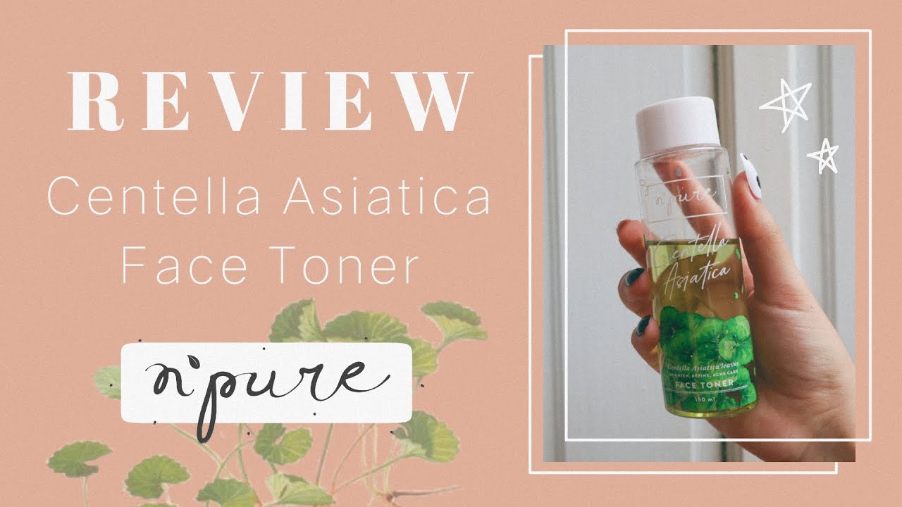 Review N'Pure Centella Asiatica Face Toner - YouTube