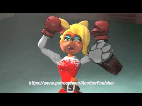 The fight before christmas (ryona animation) リョナ、