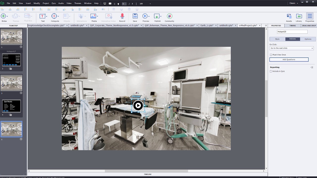 Play Video Action for Hotspots in Virtual Reality Projects - YouTube