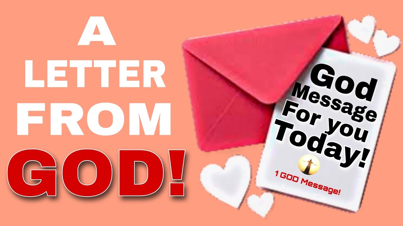 A LETTER FROM GOD 🙏 :- God Message For You Today | God Says | Christian ...