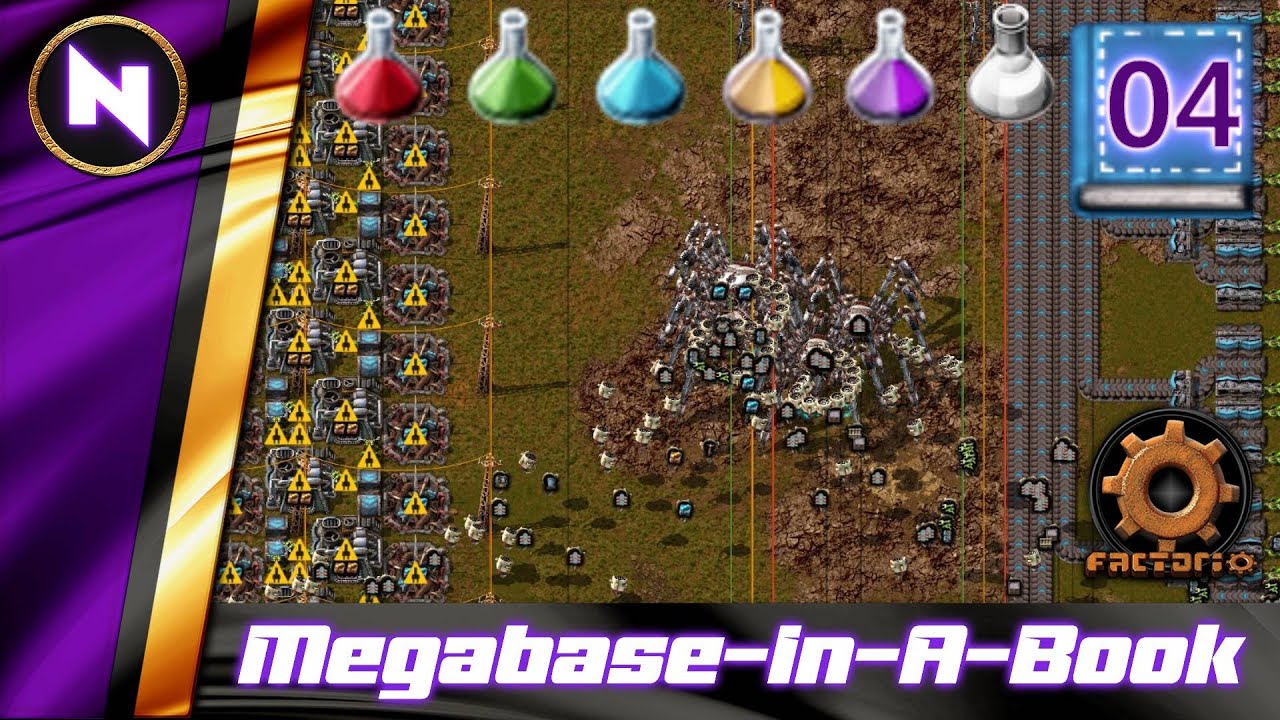The Right Tools For a Megabase | #4 | Factorio Megabase-In-A-Book Lets ...