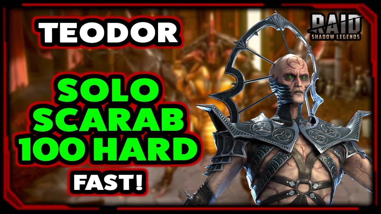 Teodor is the KING of Scarab King ★ RAID: Shadow Legends ★ Test Server ...
