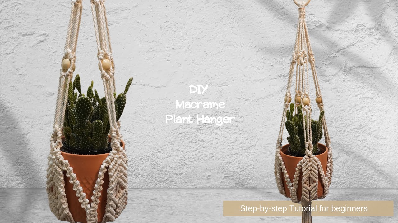 Master Macrame with This Easy Plant Hanger Tutorial - YouTube