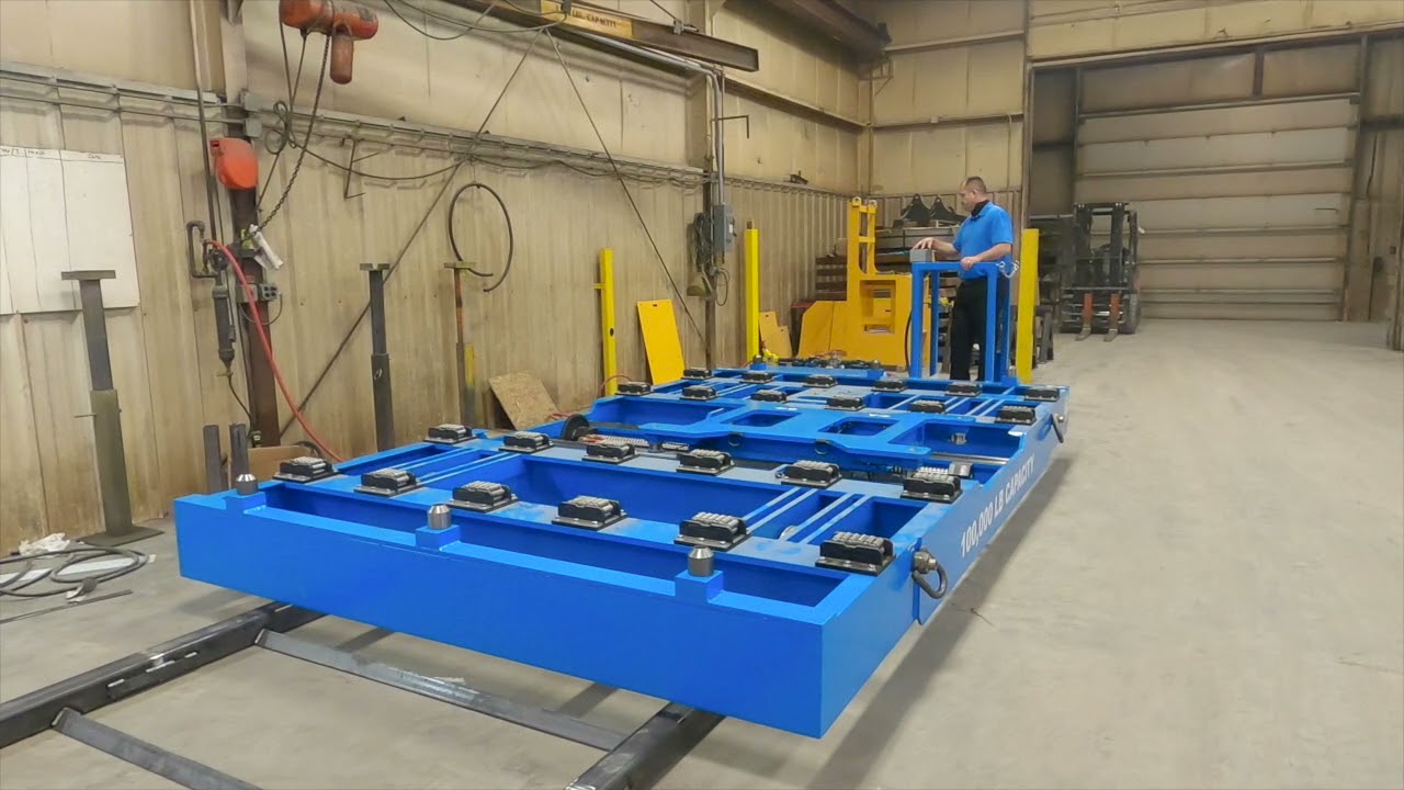 100k Quick Die & Mold Change Table | Green Valley Manufacturing - YouTube