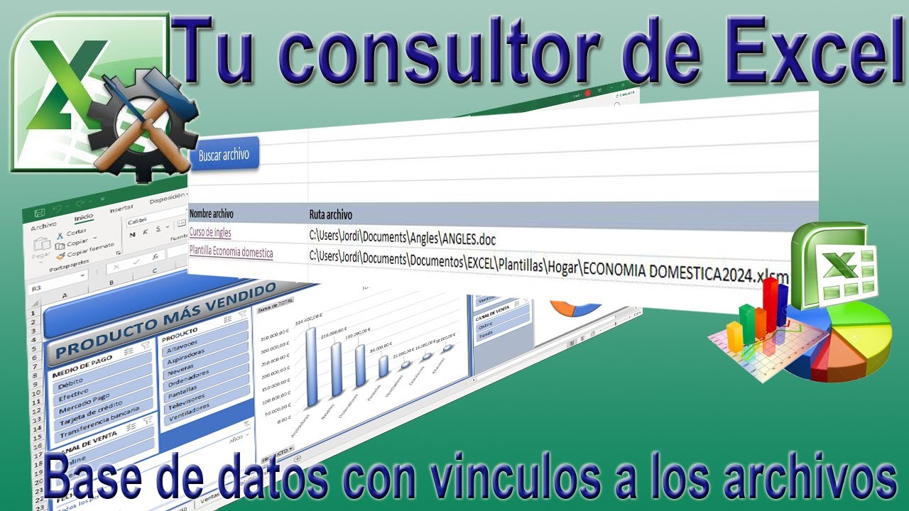Como crear una macro para tener una base de datos con vinculos a los ...
