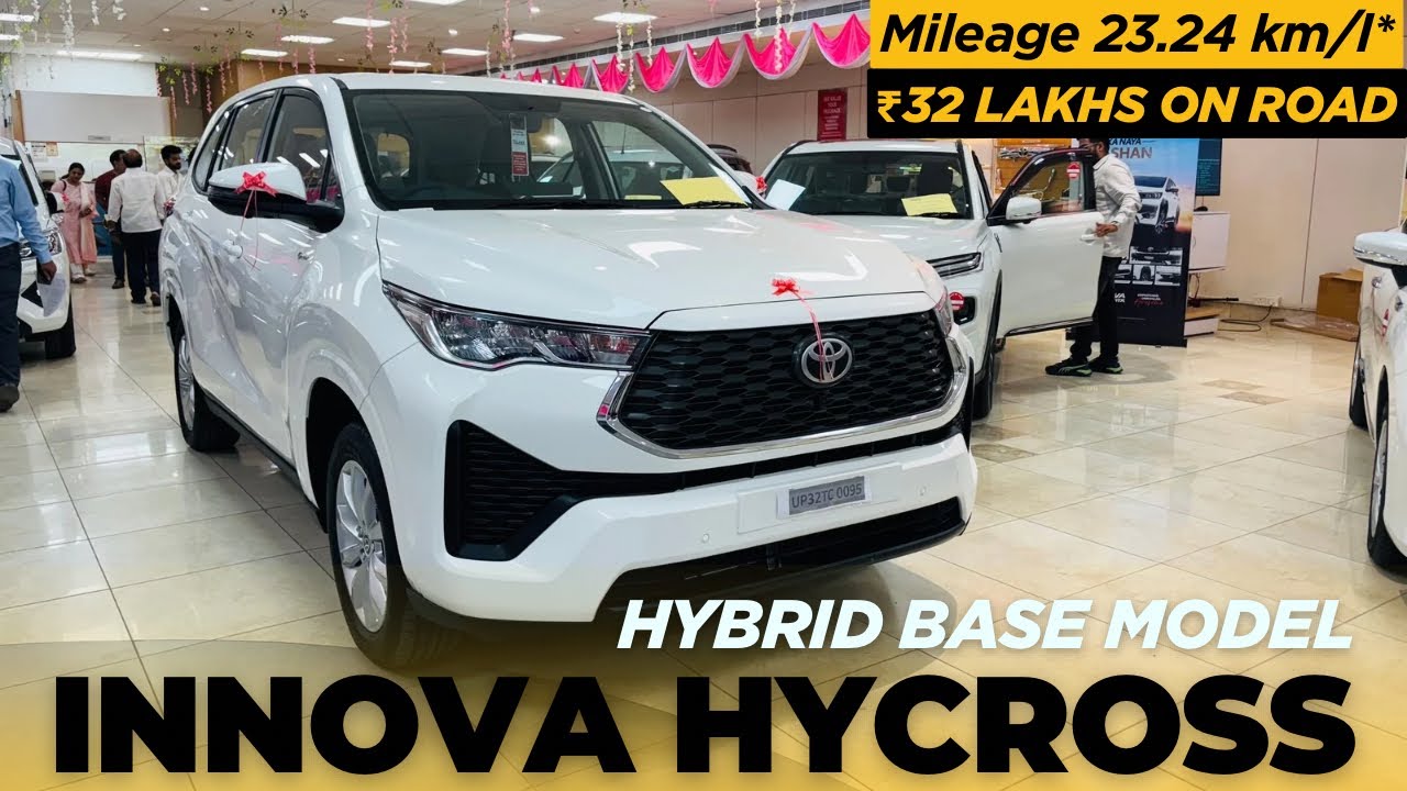 Toyota Innova Hycross 2025 base model detailed review | Innova hycross ...
