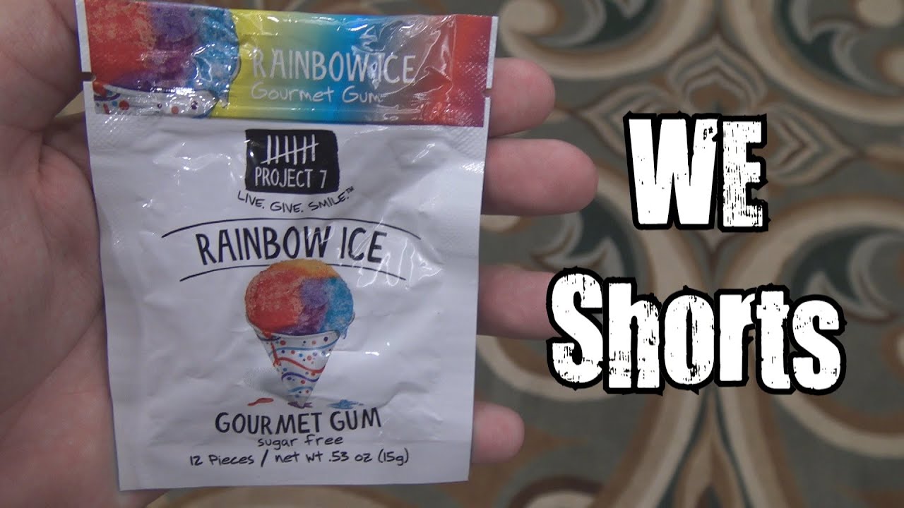 Project 7 Rainbow Ice Gum Review - WE Shorts - YouTube