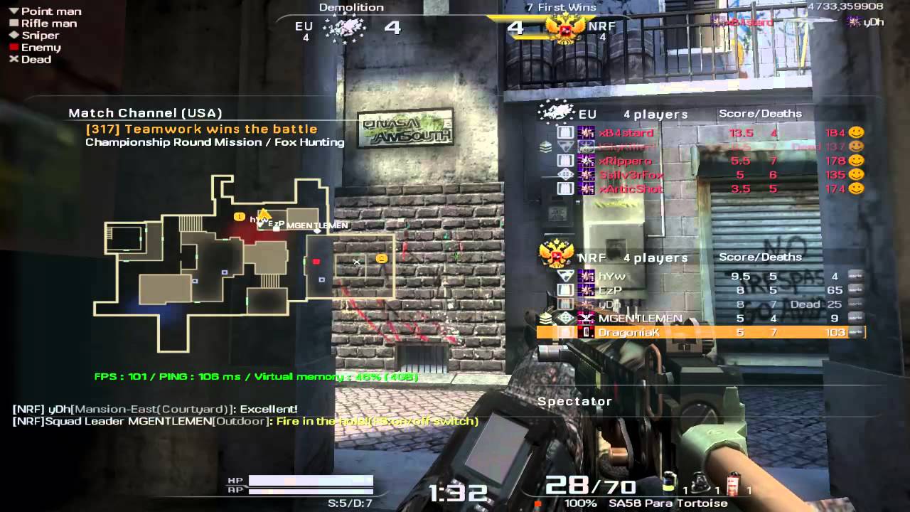 [AVA Clan Match] TakeFive vs Clan Team (2014.04.14)-2 - YouTube