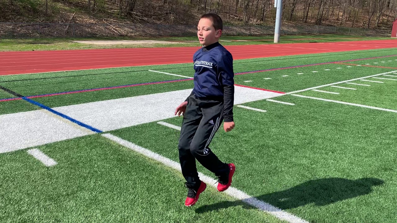 Healthtrax Youth Frisbee Workout - YouTube