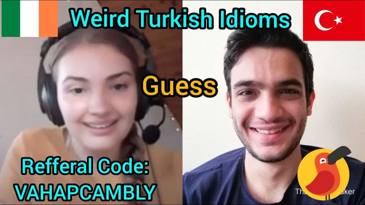guessing the meanings of weird turkish idioms-Cambly - YouTube