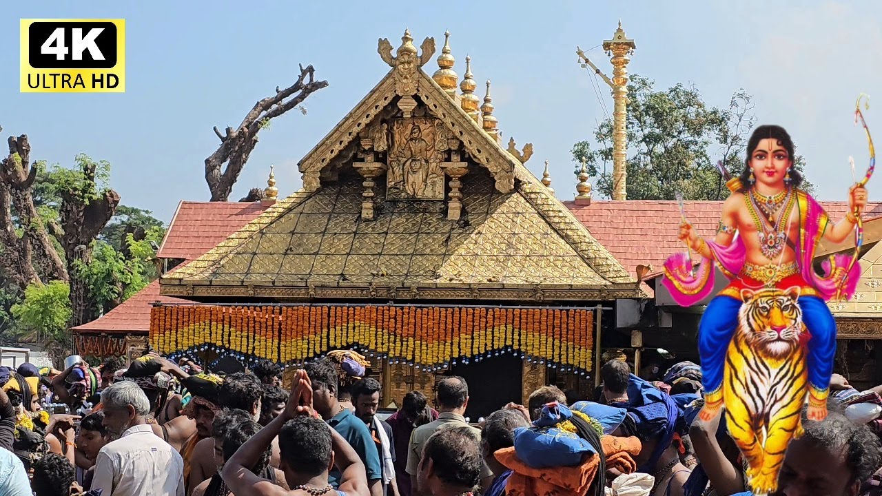 SABARIMALA 4K EXPLORE! Ayyappa Temple Sannidhanam Ultra HD Video - YouTube