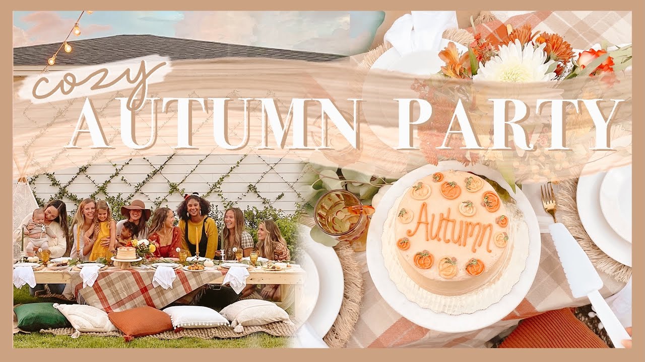 AUTUMN CELEBRATIONS | decorating & prepping to host a fall dinner party ...