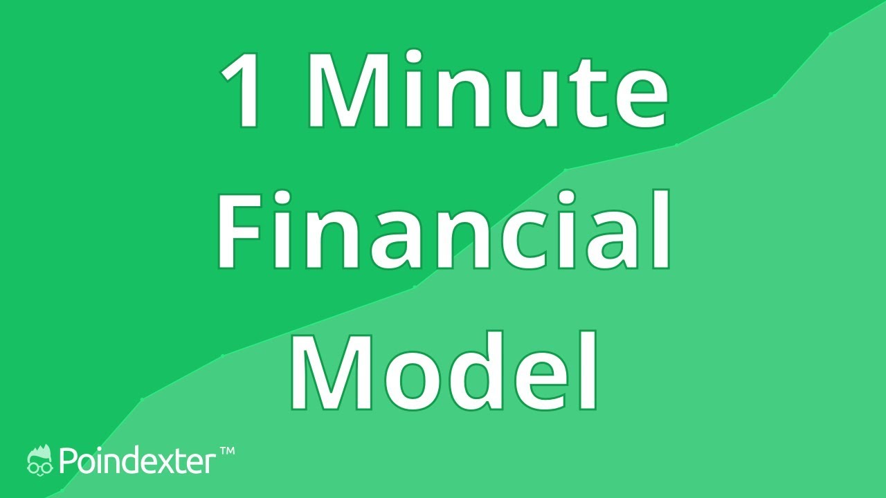 1 Minute Financial Model - YouTube